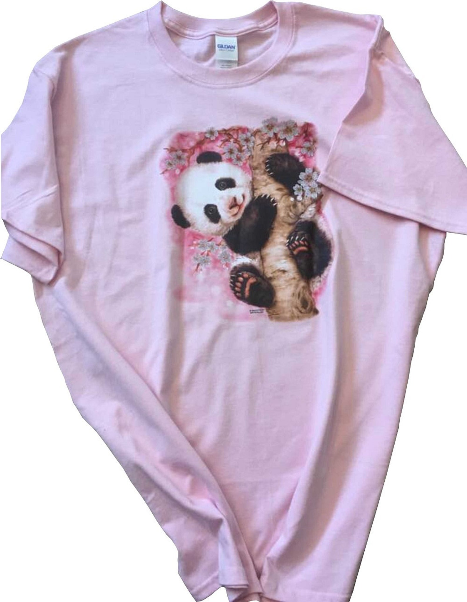 Panda Bear T Shirt Cherry Blossom sweatshirt Hoodie - Etsy