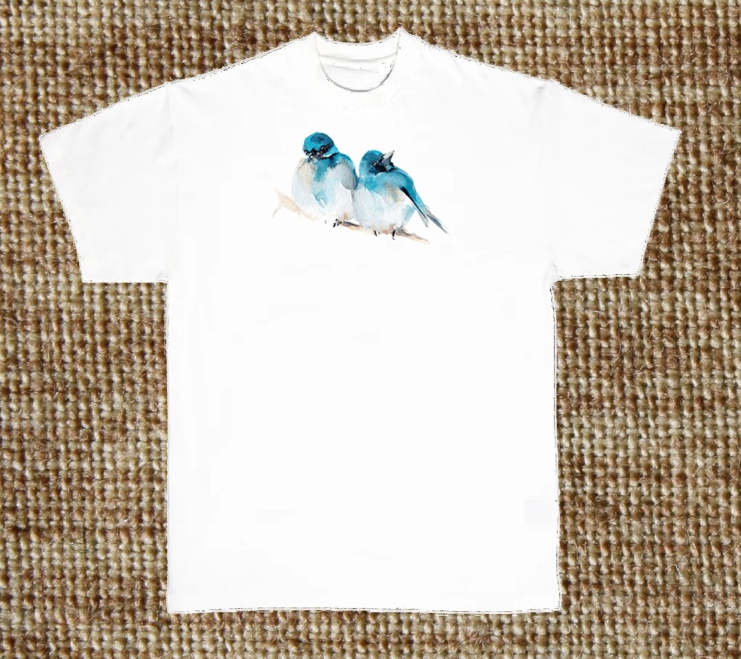 Blue Bird T Shirt, Watercolor Birds, (sweatshirt, Hoodie Available on ...