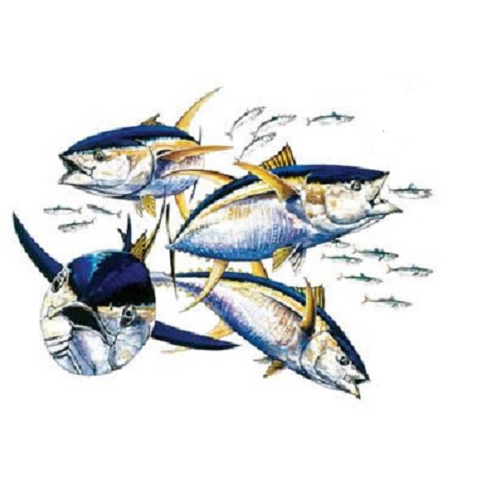 Yellowfin Tuna T Shirt, Fish Fishing, (sweatshirt, Hoodie Available on ...
