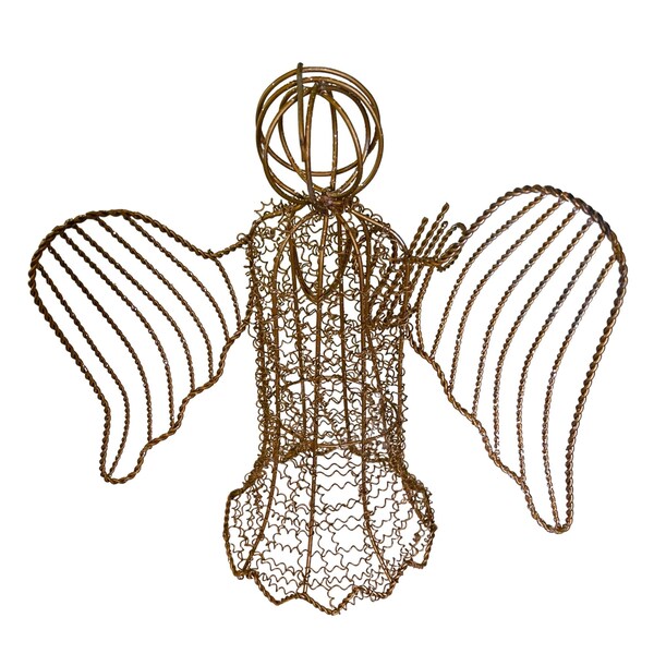 Wire Angel Sculpture - Etsy