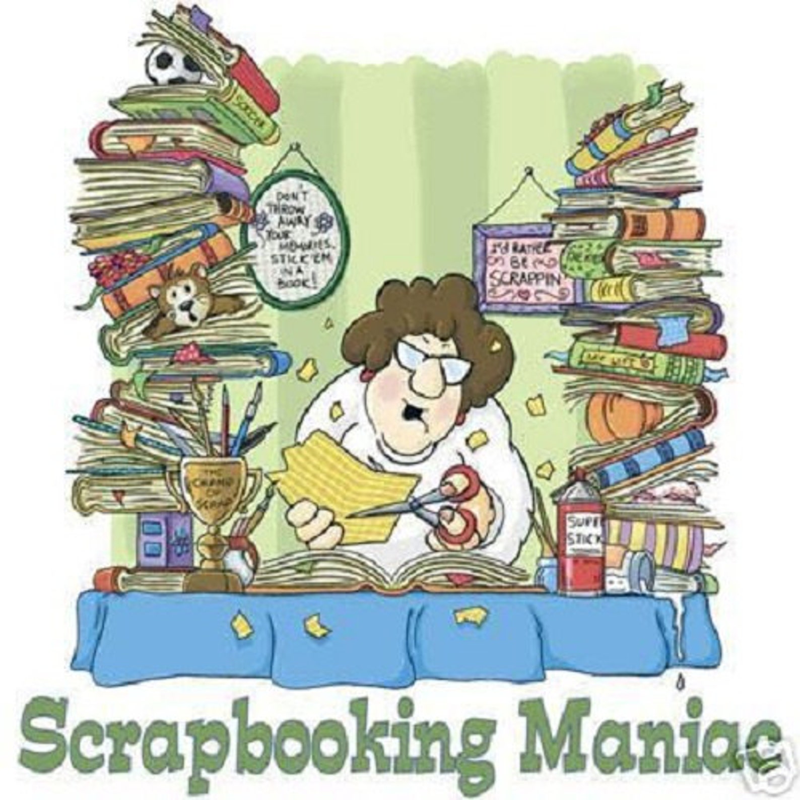 Scrapbook T Shirt Scrapbooking Maniac Humor sweatshirt - Etsy