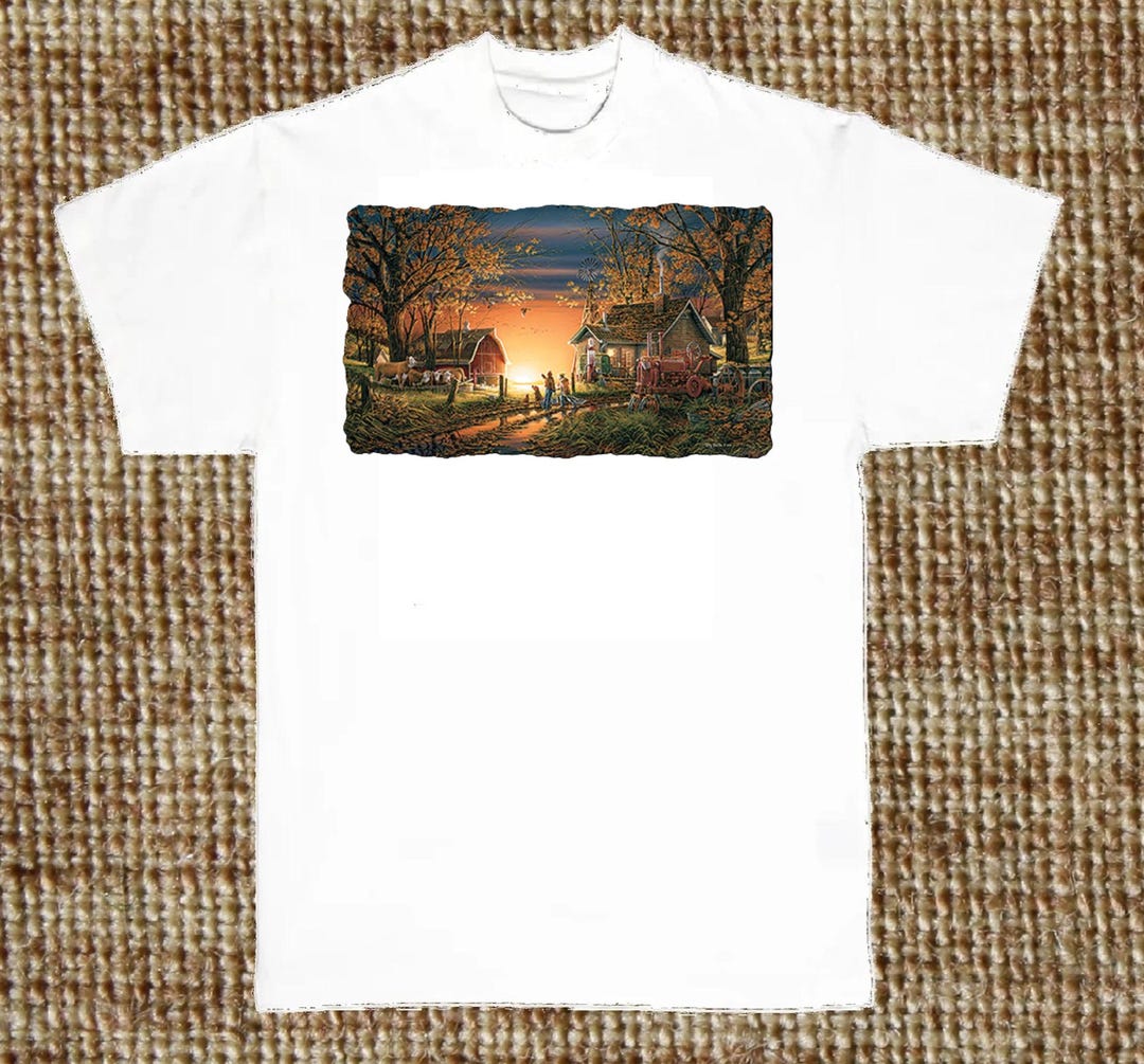Country Scene T Shirt, Morning Sunrise, sweatshirt, Hoodie Available on ...
