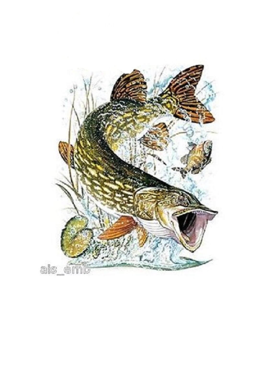 Pike Fish T Shirt, Fishing Shirt, (sweatshirt, Hoodie Available on ...