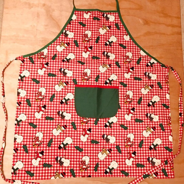 Snowman Apron - Etsy
