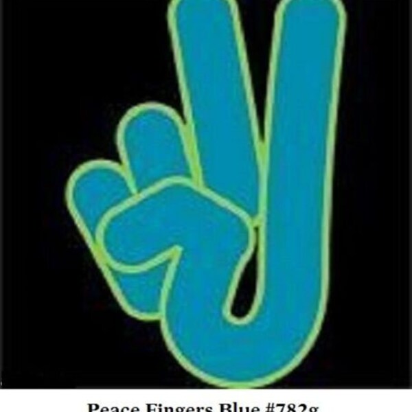 Neon Peace Sign - Etsy