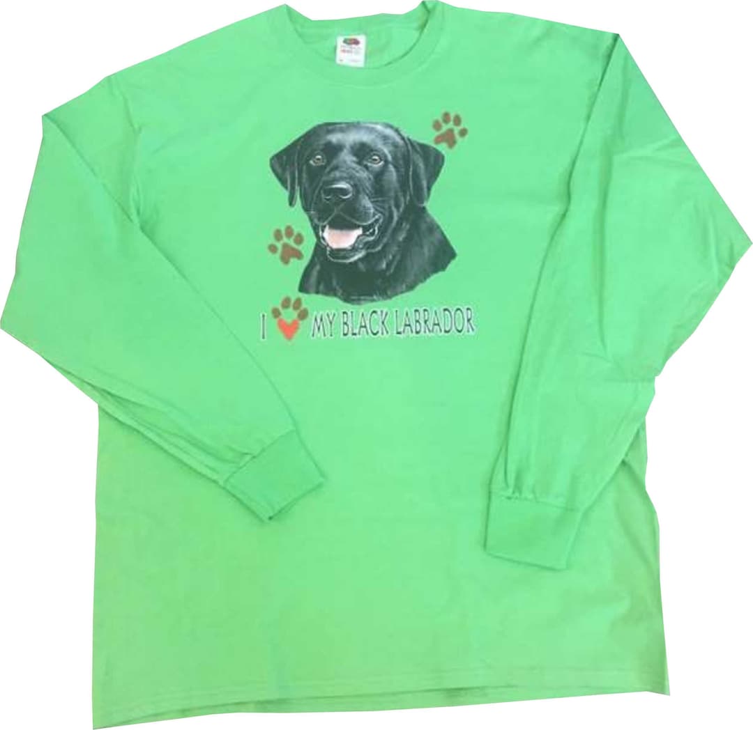 Black Lab T Shirt, I Love My Black Labrador, (sweatshirt, Hoodie ...