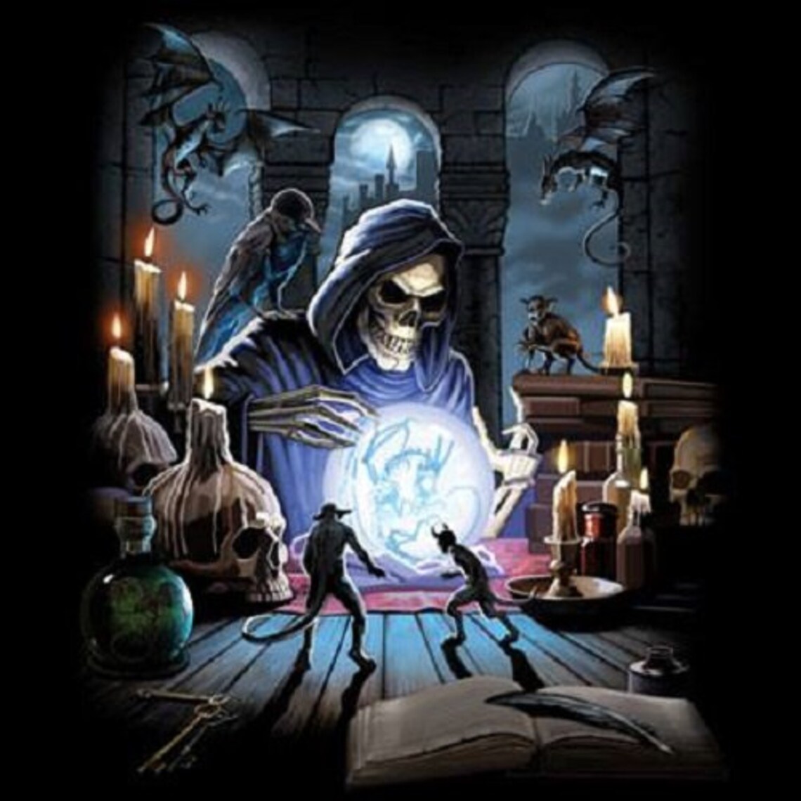 Grimm Reaper Spell T Shirt sweatshirt Hoodie Available on - Etsy