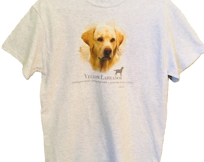 Yellow Lab Dog T Shirt, Yellow Labrador, (sweatshirt, Hoodie Available ...