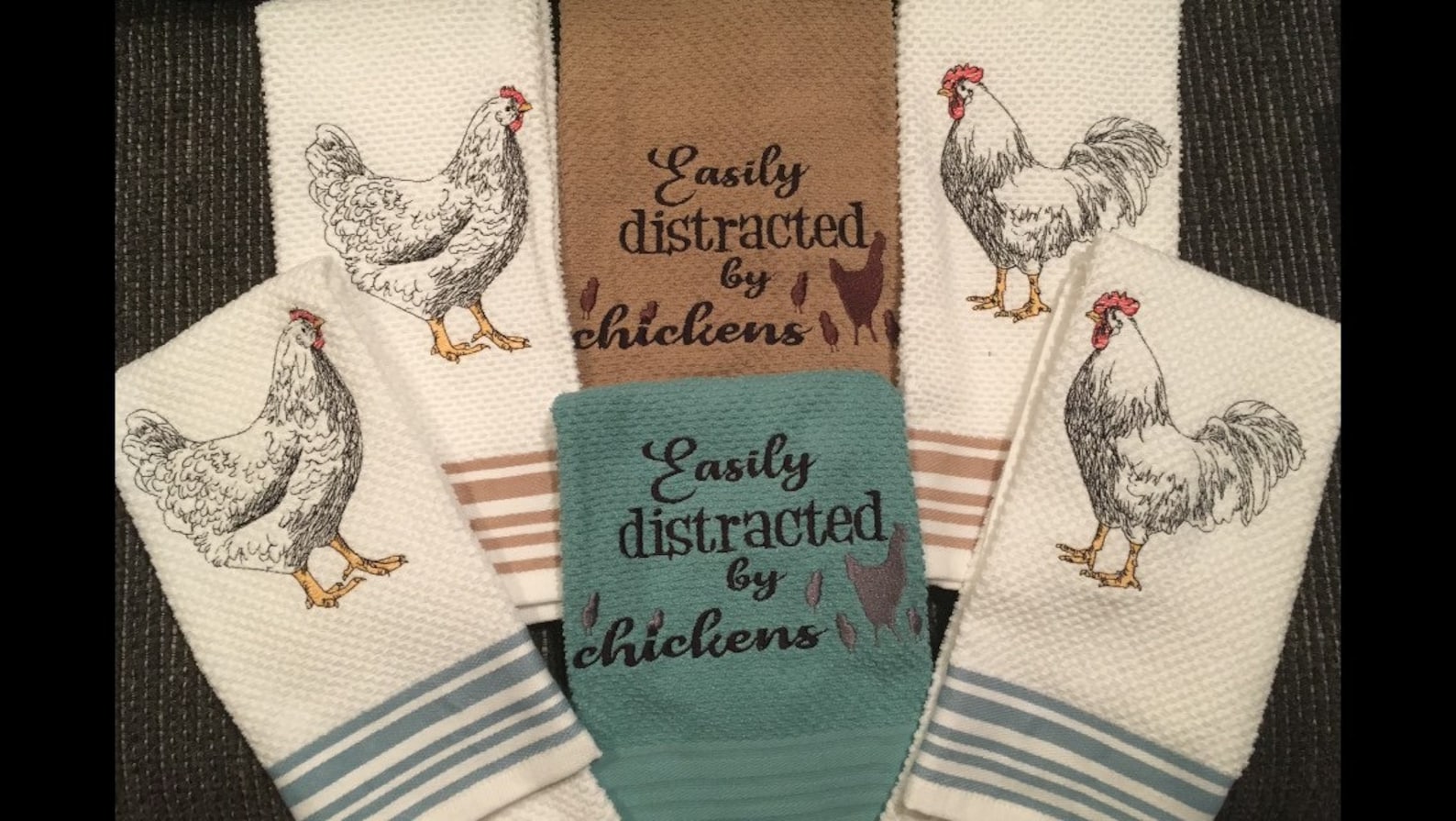 Chicken Themed Dish Towels - Etsy