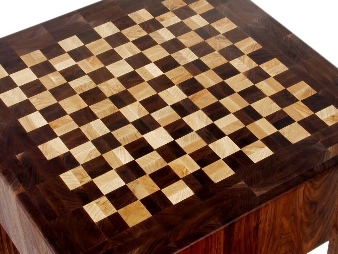 Checkerboard Fourche Creek Butcher Block by Bradley Brand - Made in USA ...