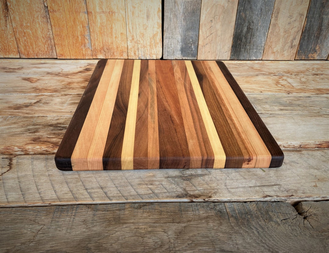 Hand Laid Hardwood Cutting Board CB-109 by Bradley Brand - Made in USA ...