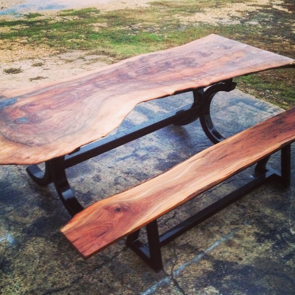 Live Edge Dining Table - Etsy