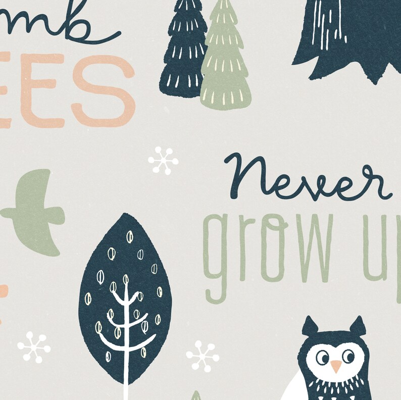 Kids Quotes Poster - Forest - Etsy