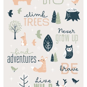 Kids Quotes Poster - Forest - Etsy