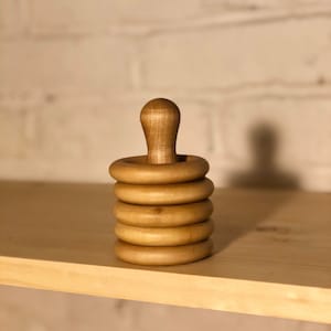 Wooden Bowling Pin Stacker (small) - Essential Montessori Learning Game ...