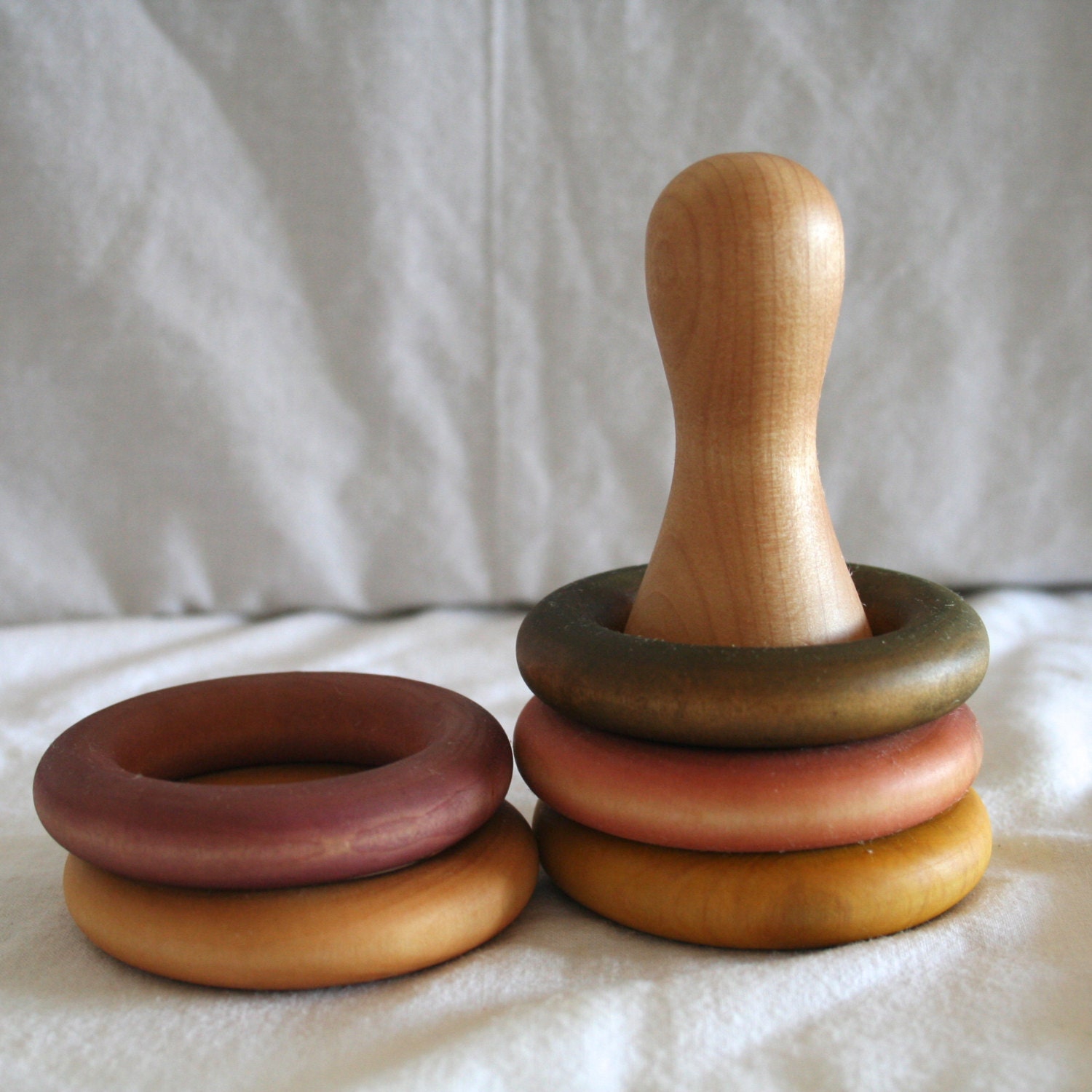 Wooden Bowling Pin Stacker small Essential Montessori - Etsy