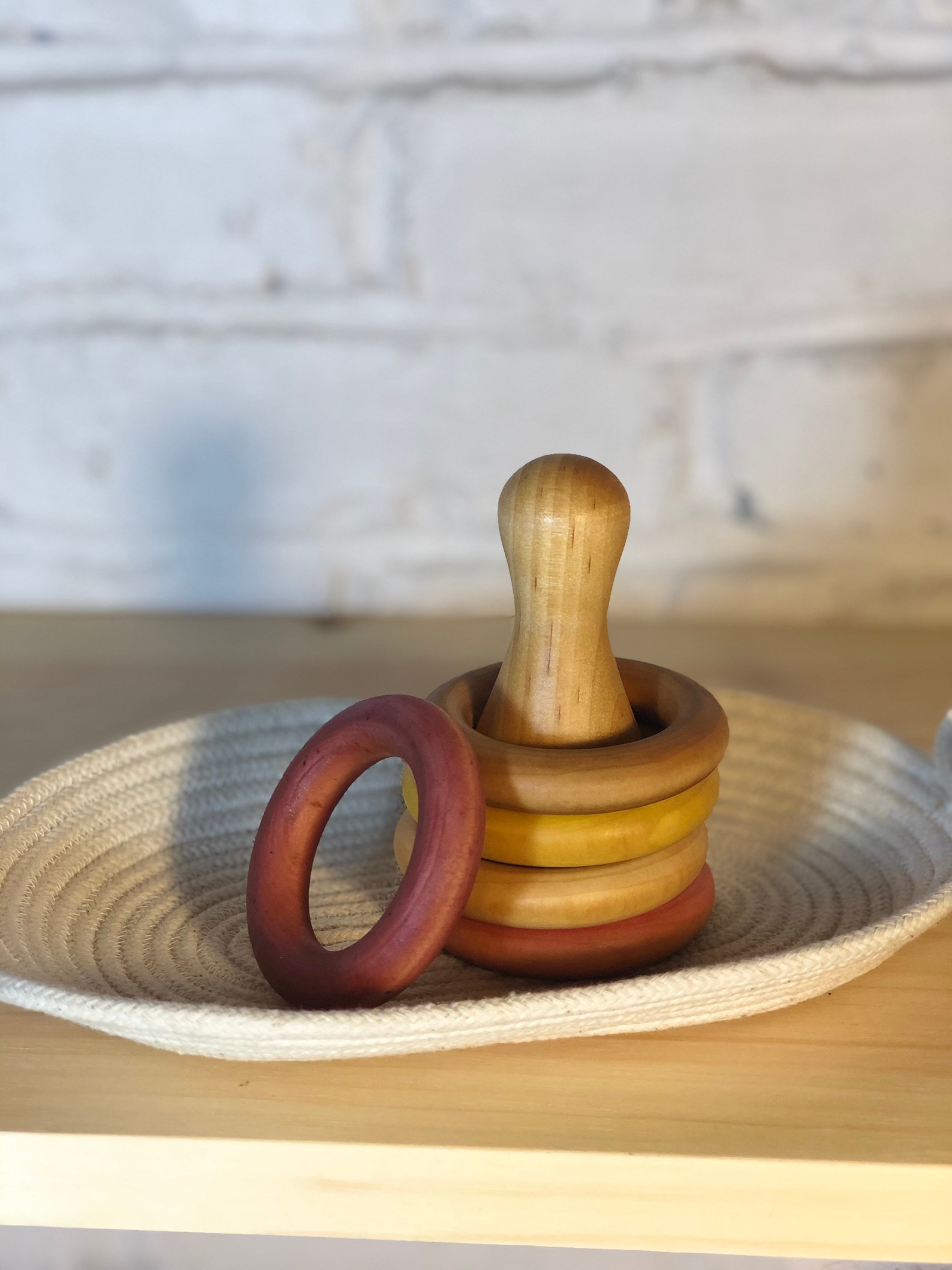 Wooden Bowling Pin Stacker small Essential Montessori | Etsy
