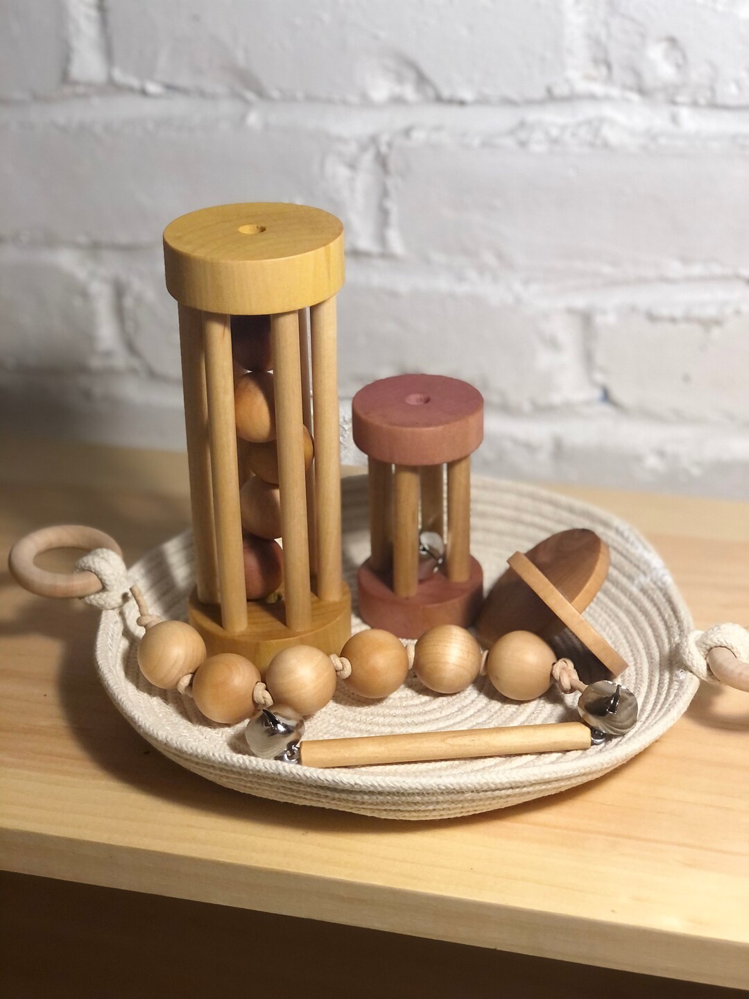 Deluxe Essential Montessori Gift Set - Five Pack With Handmade Basket ...