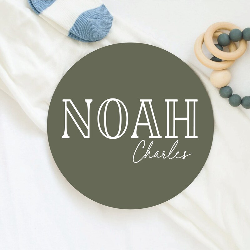 Baby Name Sign - Etsy