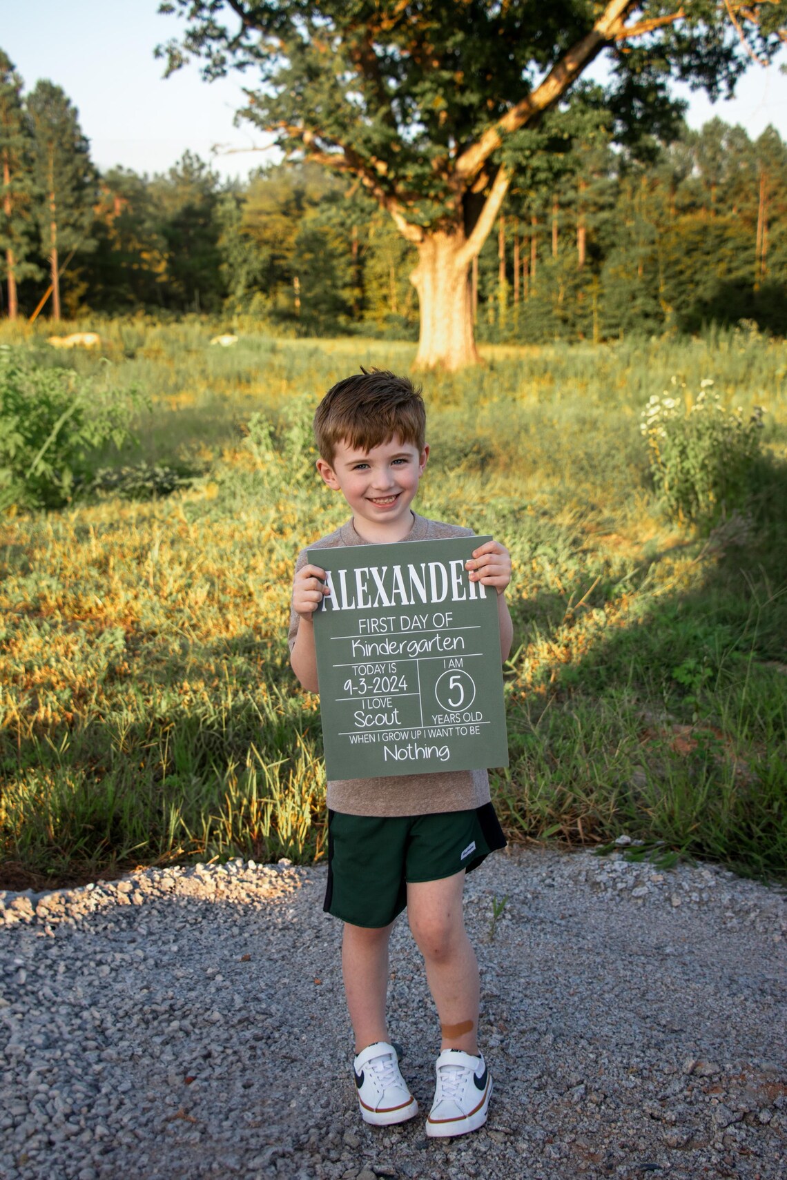First Day of School Sign, Back to School Sign, Personalizable Reusable ...