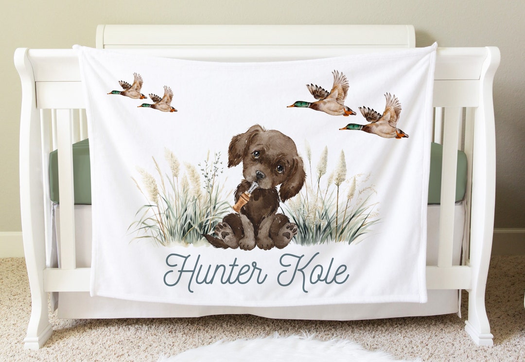 Personalized Mallard Duck Baby Blanket Gift, Toddler Blanket, Duck ...