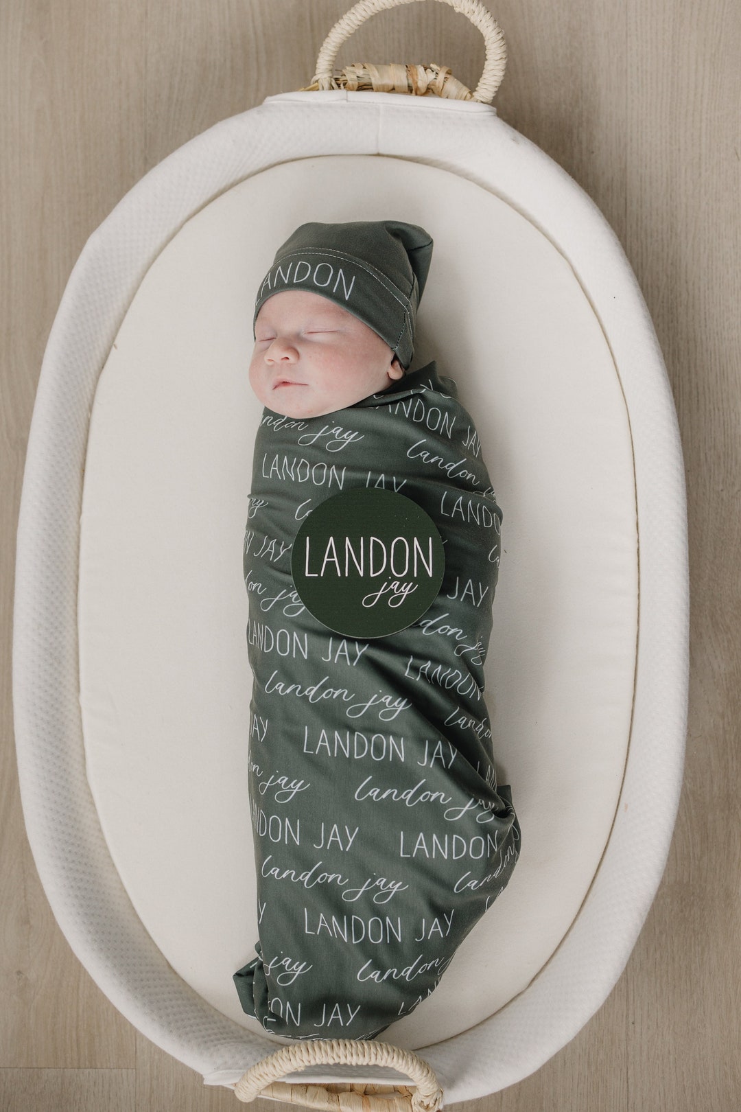 Personalized Swaddle Blanket, Optional Bundle, Newborn Coming Home ...