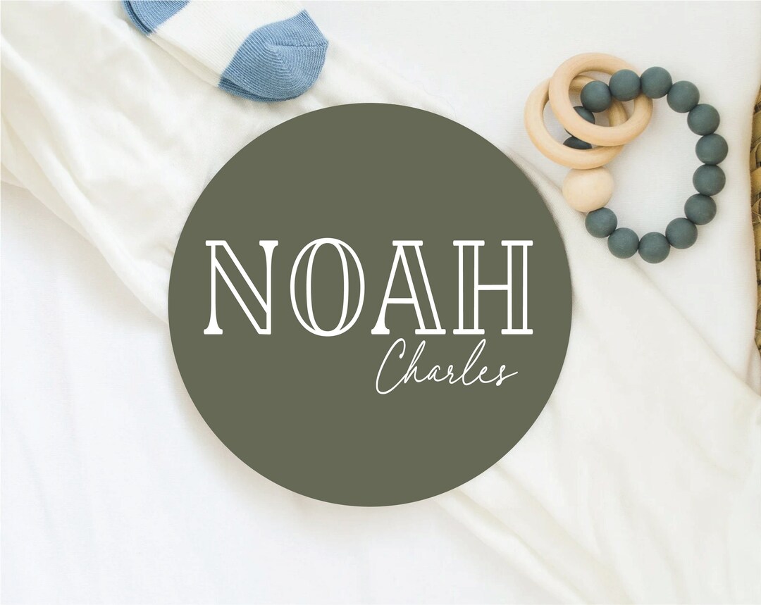 Baby Name Sign, Baby Birth Sign, Hospital Bassinet Sign, Birth ...