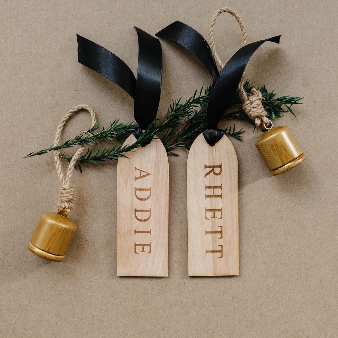 Stocking Name Tags, Personalized Stocking Tags, Christmas Stocking Tags ...