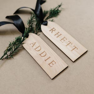 Stocking Name Tags, Personalized Stocking Tags, Christmas Stocking Tags ...