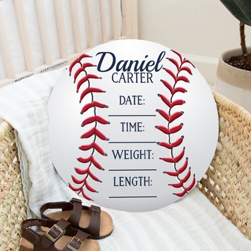 Baby Birth Announcement Engraved Baseball - Etsy