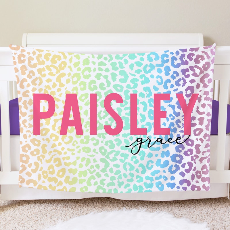 Rainbow Leopard - Etsy
