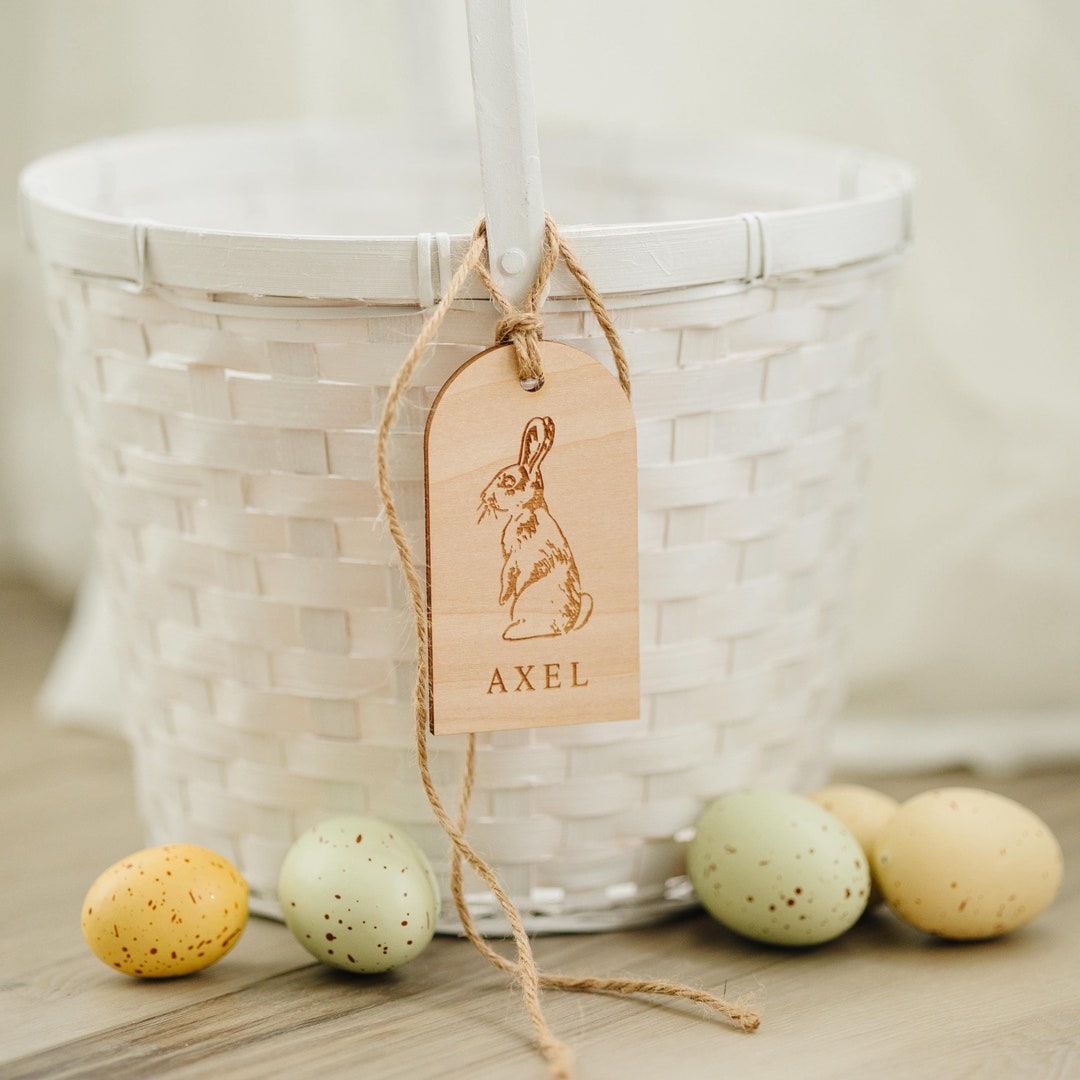 Easter Basket Name Tags, Personalized Easter Basket Tags, Personalized ...