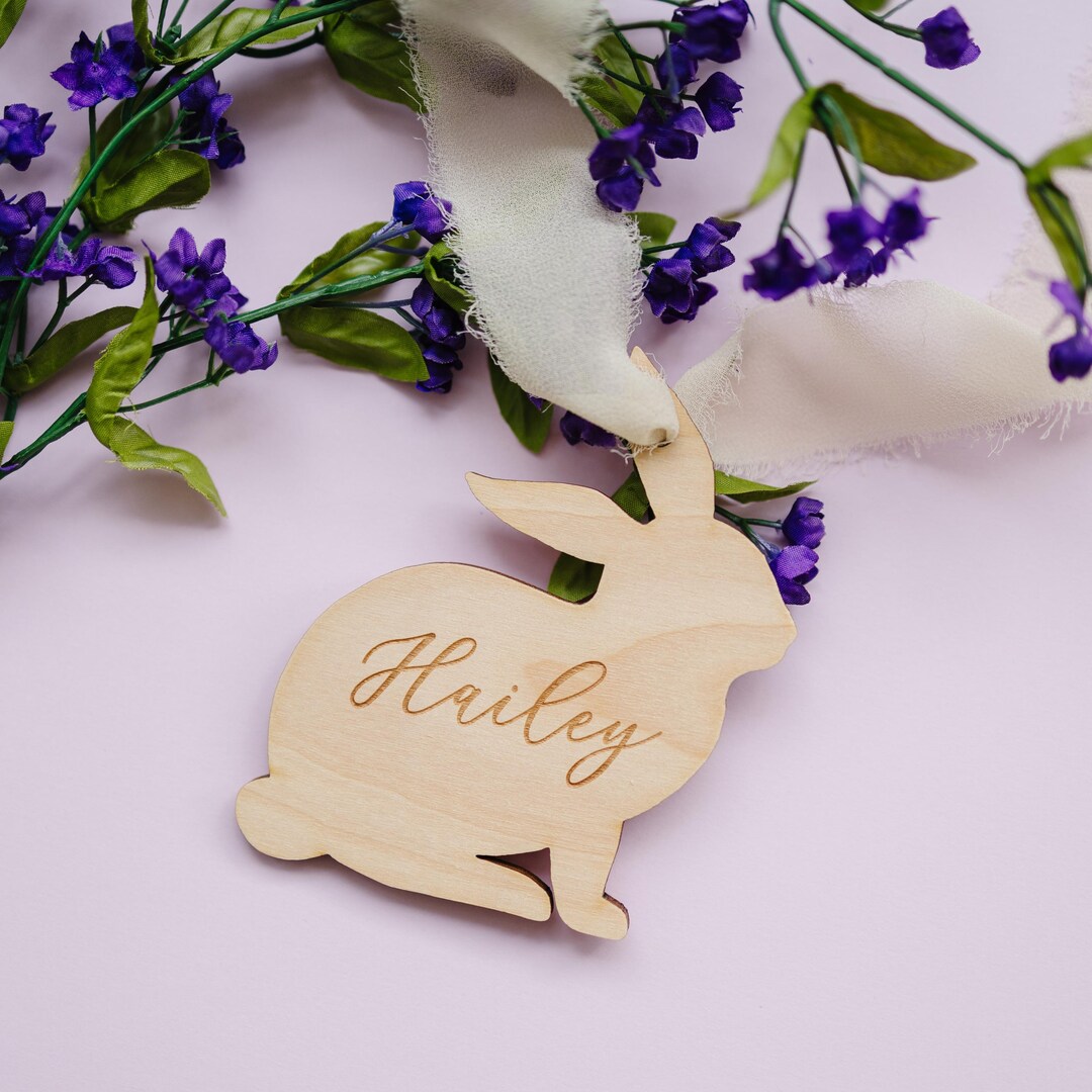 Easter Basket Name Tags, Personalized Easter Basket Tags, Personalized ...