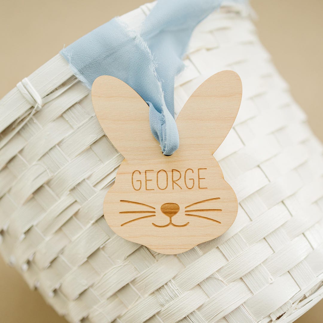 Easter Basket Name Tags, Personalized Easter Basket Tags, Personalized ...
