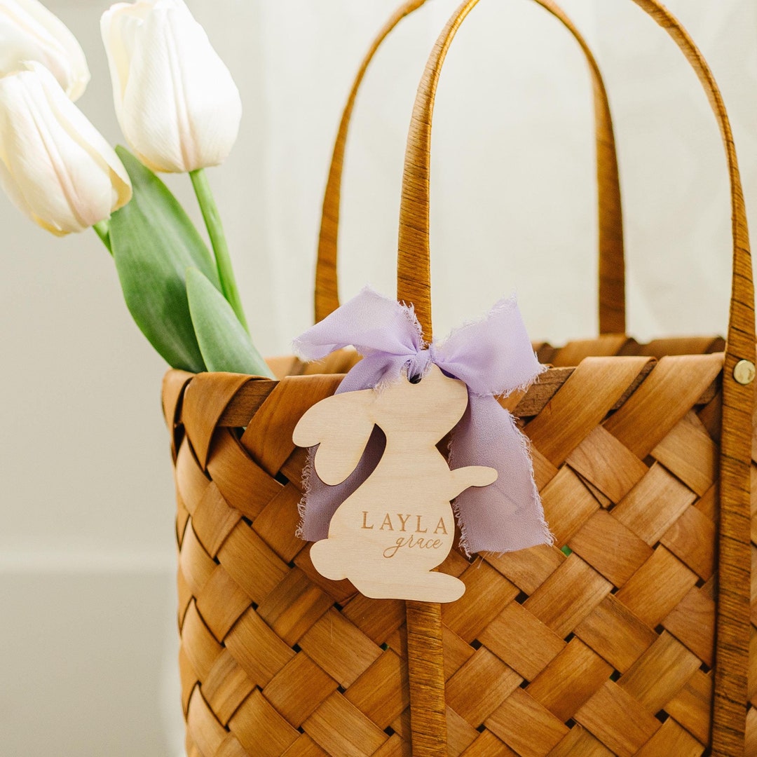 Easter Basket Name Tags, Personalized Easter Basket Tags, Personalized ...