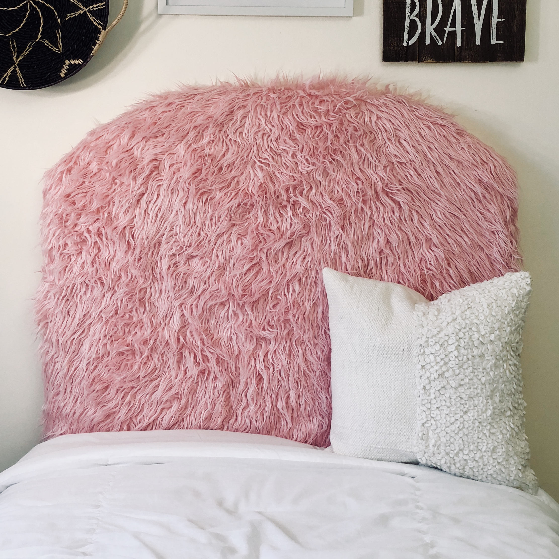Pink Upholstered Headboard - Etsy