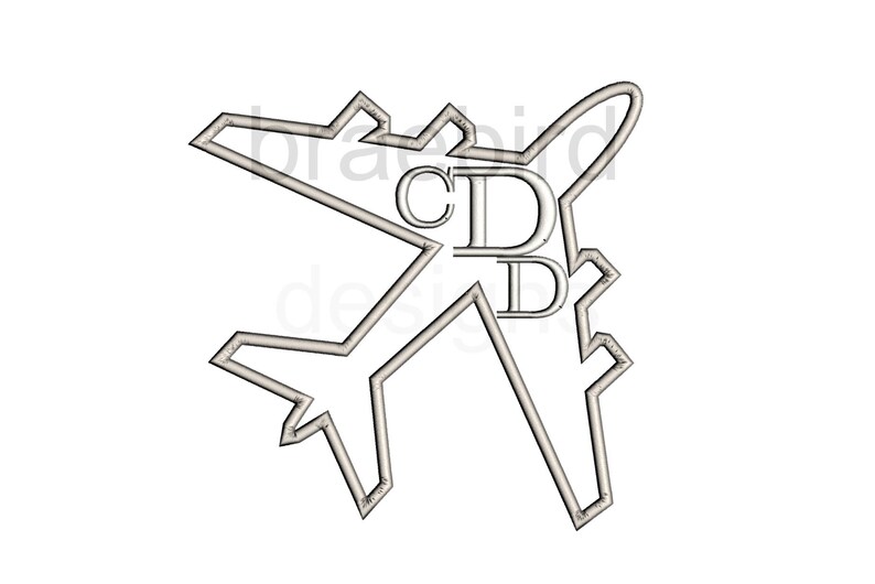 Fighter Jet Machine Applique Monogram Frame Boy Embroidery - Etsy