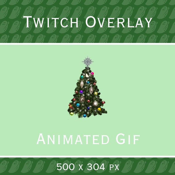 Twitch Animated Christmas Tree - Etsy