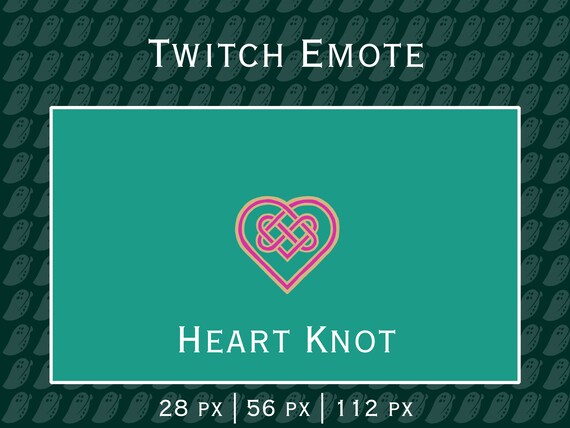 Twitch Celtic Heart Knot Emote - Etsy