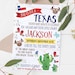 Printable Texas Baby Shower Party Invitation Texas Theme Baby Shower ...
