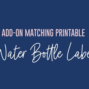 ADD ON: Printable Matching Cupcake Toppers - Etsy