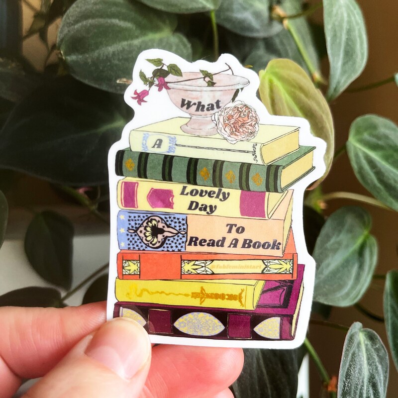 Bookish Stickers - Etsy
