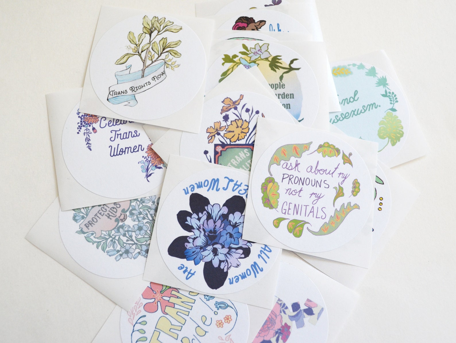 Transgender Pride: Trans Sticker Set | Etsy