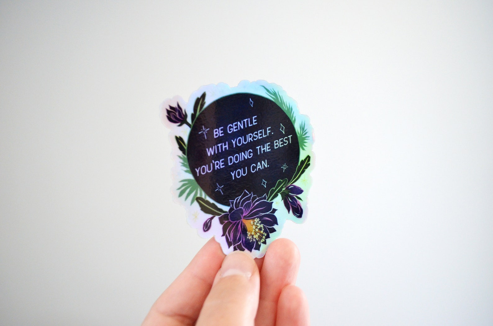 Mental Health Sticker: Be Gentle With Yourself You're | Etsy