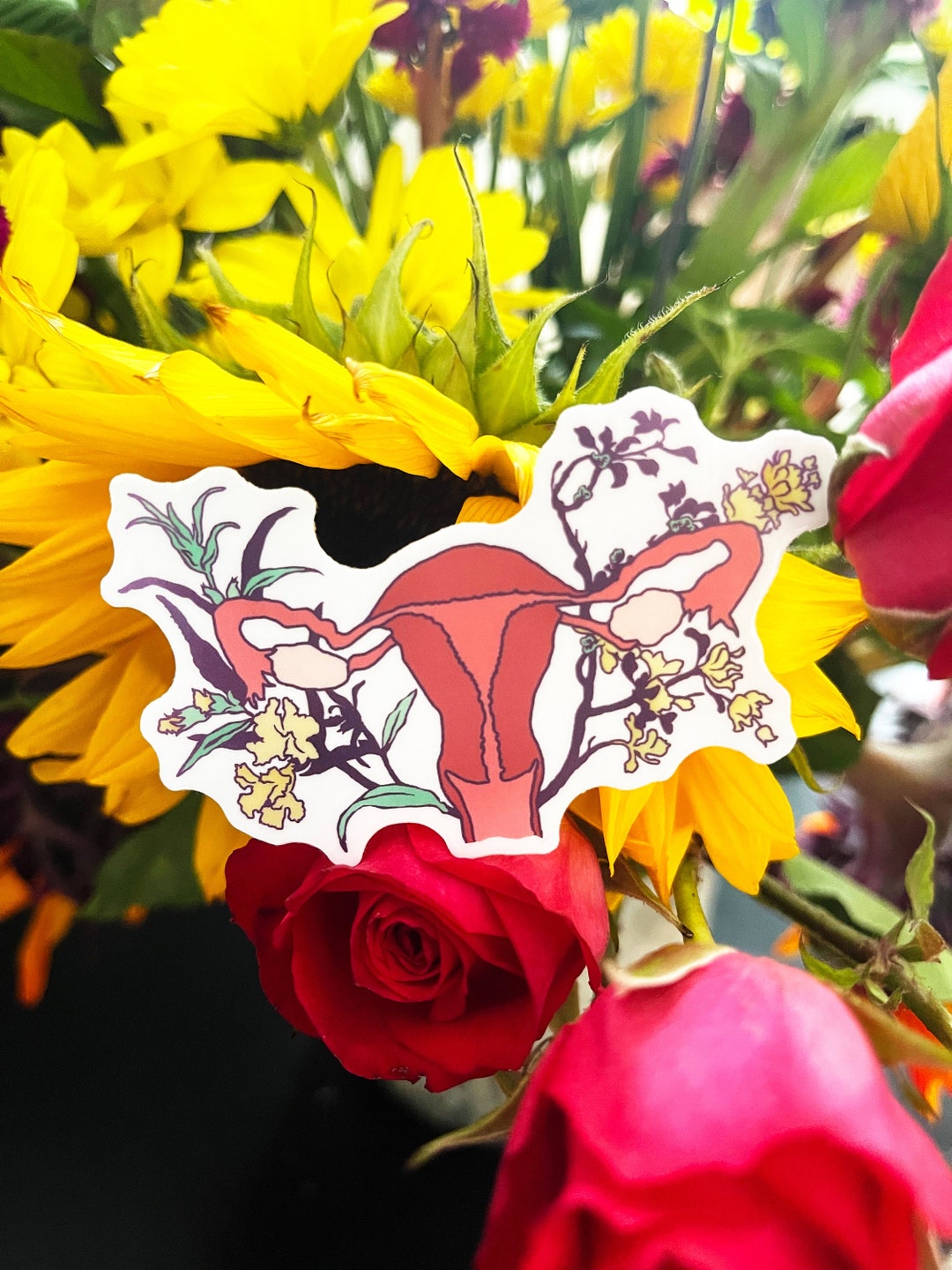 Feminist Stickers: Uterus Pro Choice Obgyn Gift - Etsy