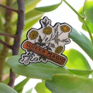 Queer Magic Enamel Pin Lgbtq Queer Pride Queer Pin Etsy