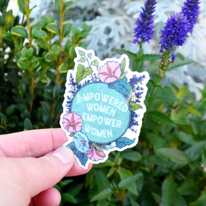 Feminist Sticker, Empowered Women Empower Women, Feminism Sticker, Car ...
