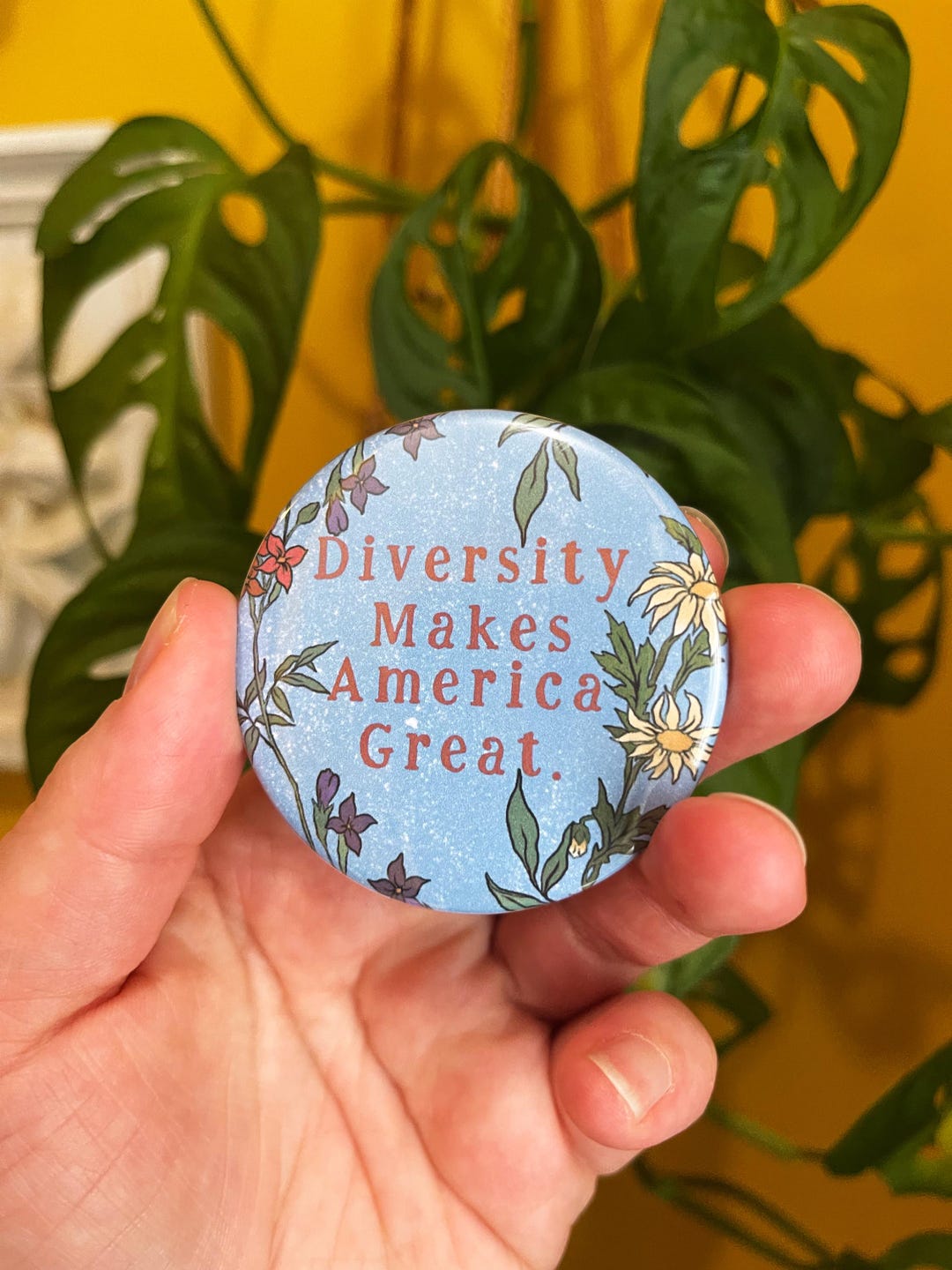 Feminism Pin: Diversity Makes America Great, Large 2.25" Pin - Etsy