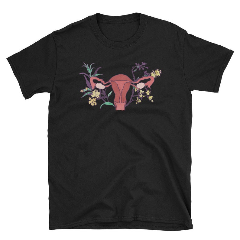 Feminist Shirt Floral Uterus Reproductive Justice Tee Love Etsy