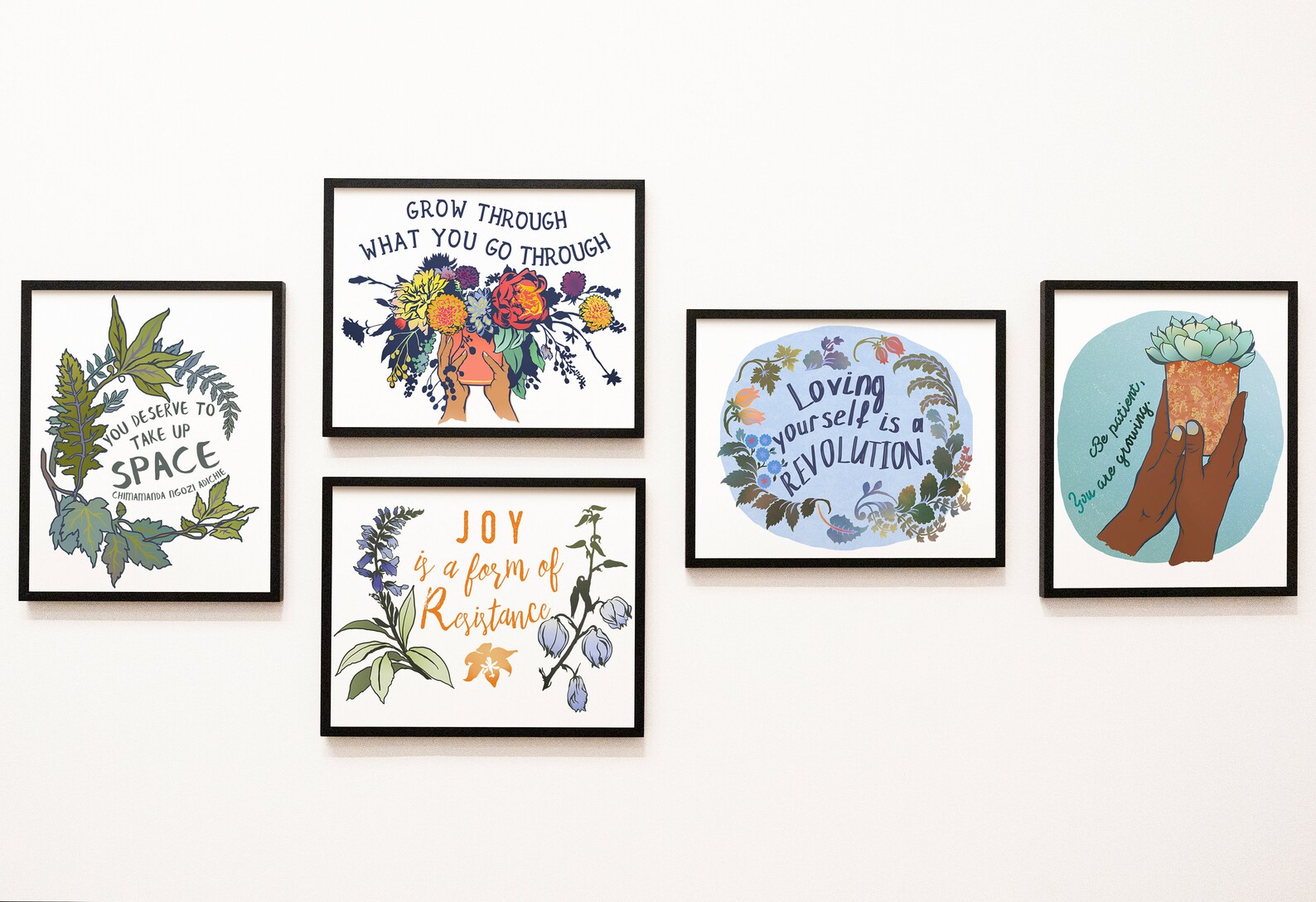 Mental Health Matters: self love art grow through what you go | Etsy